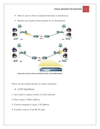 Report on Router | DOCX