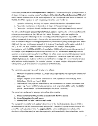 Review of the Administration of the 2020 CSEC and CAPE Examinations by ...