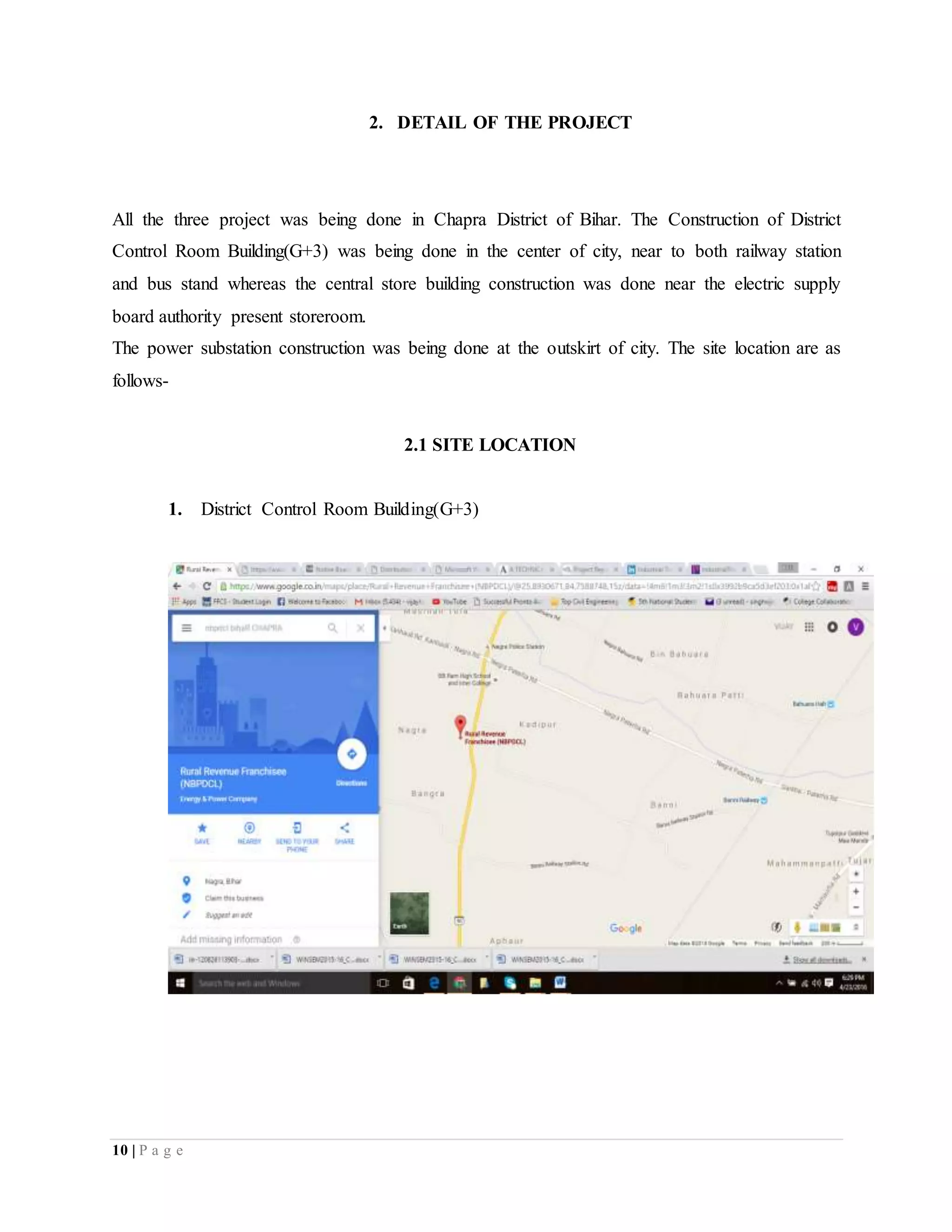 CIVIL ENGINEERING INTERNSHIP FULL REPORT ON BUILDING CONSTRUCTION | DOCX