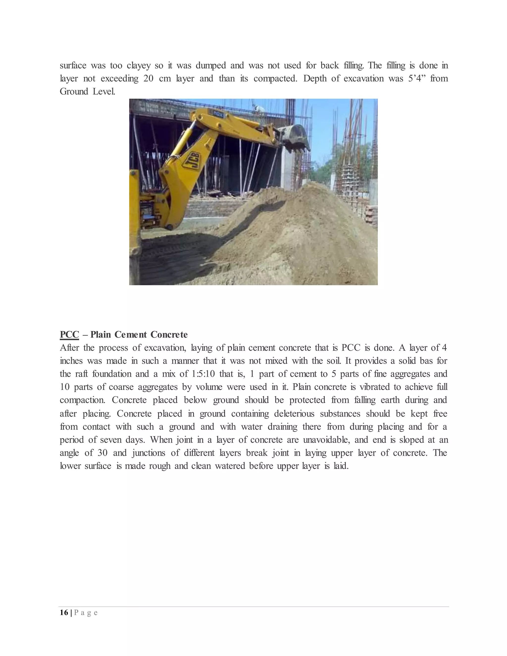 CIVIL ENGINEERING INTERNSHIP FULL REPORT ON BUILDING CONSTRUCTION | DOCX