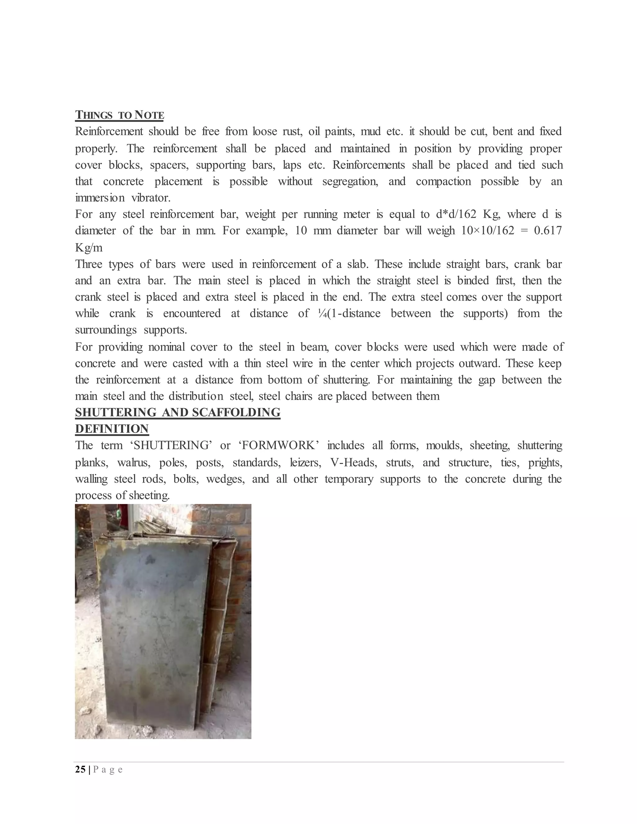 CIVIL ENGINEERING INTERNSHIP FULL REPORT ON BUILDING CONSTRUCTION | DOCX