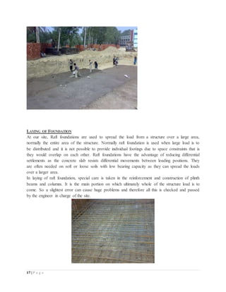 CIVIL ENGINEERING INTERNSHIP FULL REPORT ON BUILDING CONSTRUCTION | DOCX