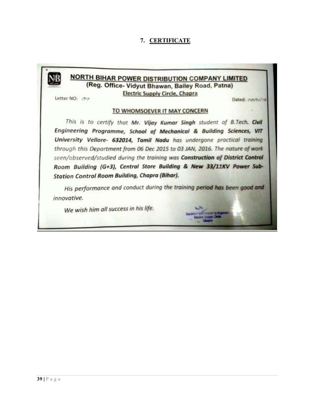 CIVIL ENGINEERING INTERNSHIP FULL REPORT ON BUILDING CONSTRUCTION ...