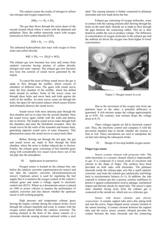 oxygen sensor | PDF