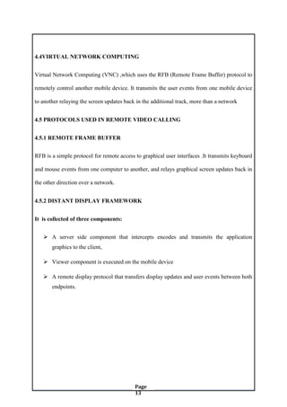 Video calling and remote accessing | PDF