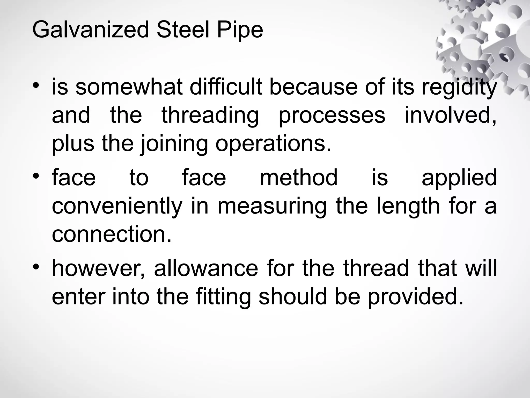 MEASURING, CUTTING, AND JOINING PIPES | PPT