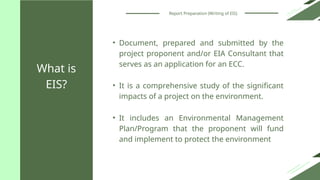 FINAL Report Preparation (Writing of EIS).pptx