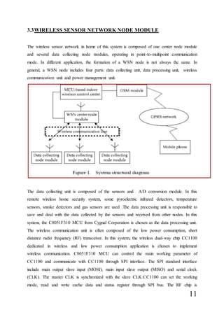 Report ON a Remote Security System Using wireless sensor and GSM module ...