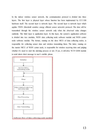Report ON a Remote Security System Using wireless sensor and GSM module Technology | PDF