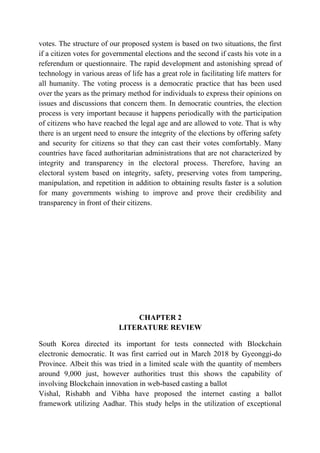 A BLOCKCHAIN AND IOT COUPLED SECURITY MECHANISM FOR VOTING SYSTEMS | DOCX