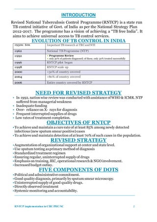 Revised National Tuberculosis Control Programme | DOCX | Physical ...