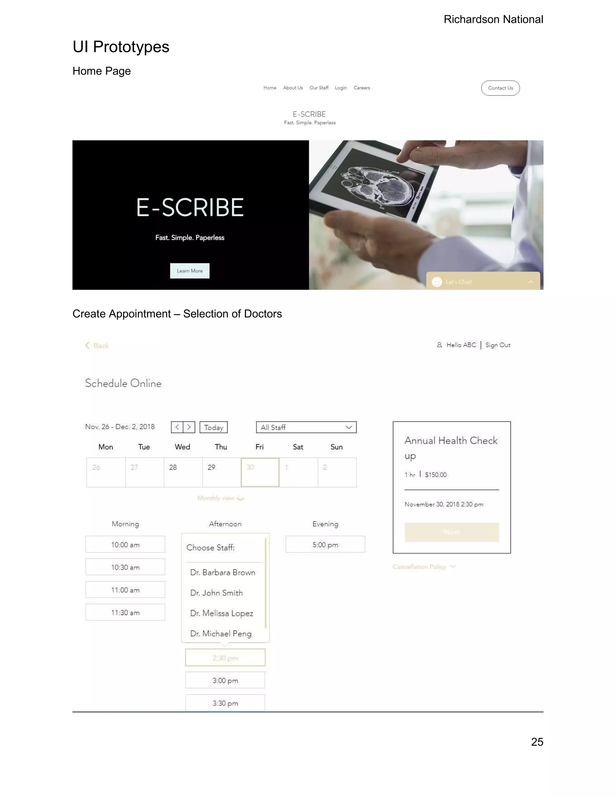E-Scribe: Centralized Electronic Healthcare Record Management System | PDF