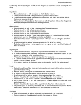 E-Scribe: Centralized Electronic Healthcare Record Management System | PDF