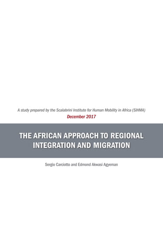 The African Approach to Regional Integration | PDF