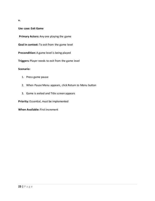 Final project report of a game | DOCX | Computer Software and ...