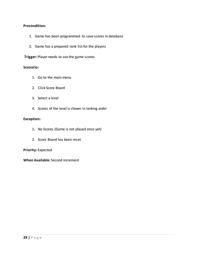 Final project report of a game | DOCX | Computer Software and ...