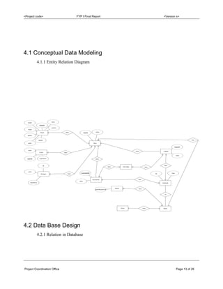 Football League Management System Final Year Report | DOC