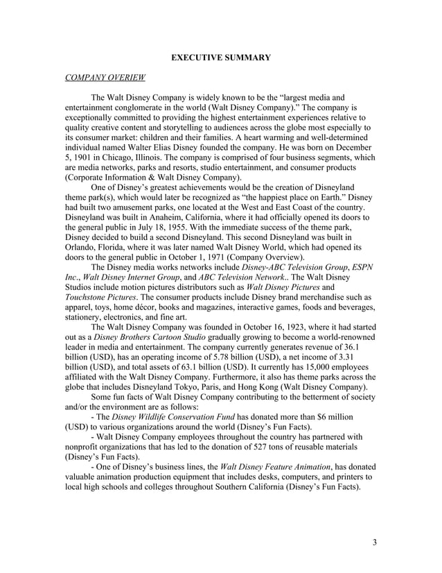 Walt Disney Analysis | DOC