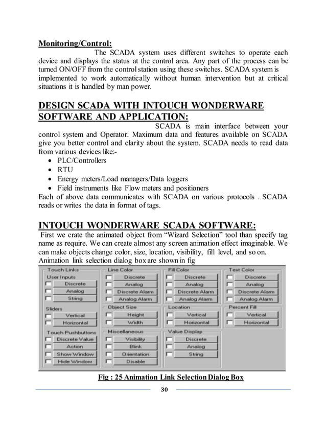 summer internship report on PLC & SCADA | PDF