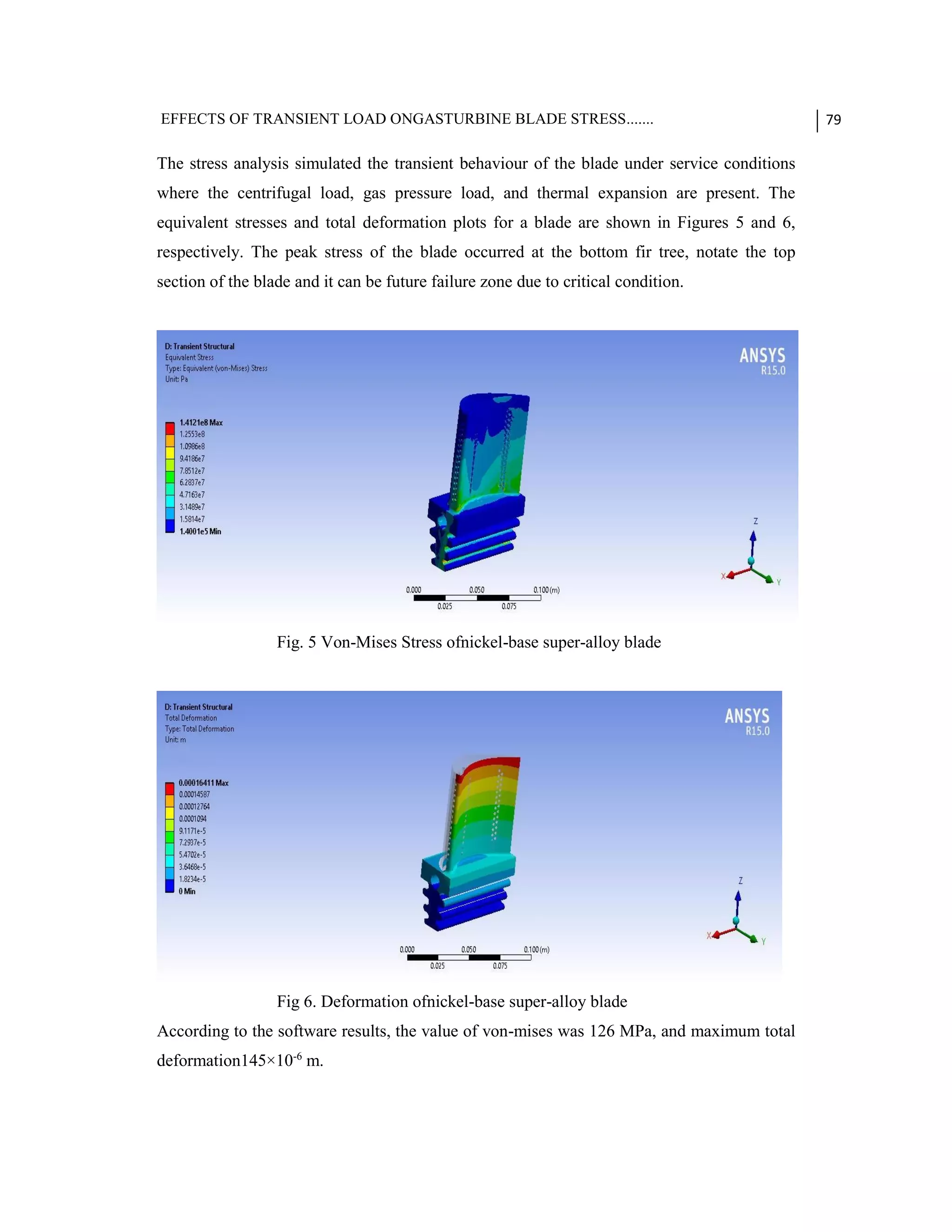 EFFECTS OF TRANSIENT LOAD ONGASTURBINE BLADE STRESS AND FATIGUE LIFE CHARACTERISTIC | PDF