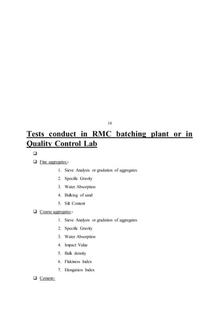 RMC plant | DOCX