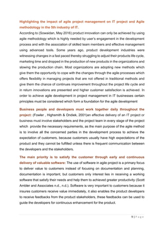 Project Management Research: PRM 3 | PDF