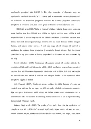 Comparison of PROM and Chemical fertilizer effects on fodder quality of ...