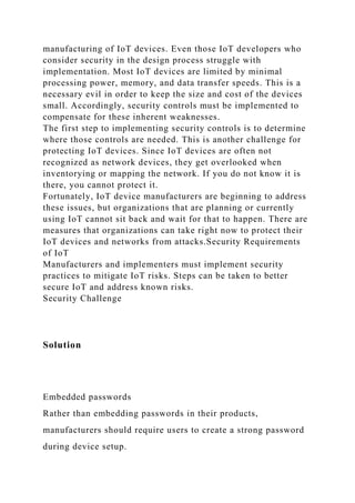 Final Research Project - Securing IoT Devices What are the Challe.docx