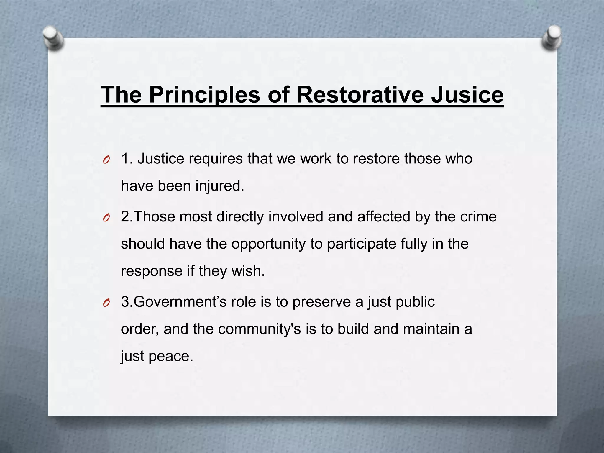 restorative justice | PPTX