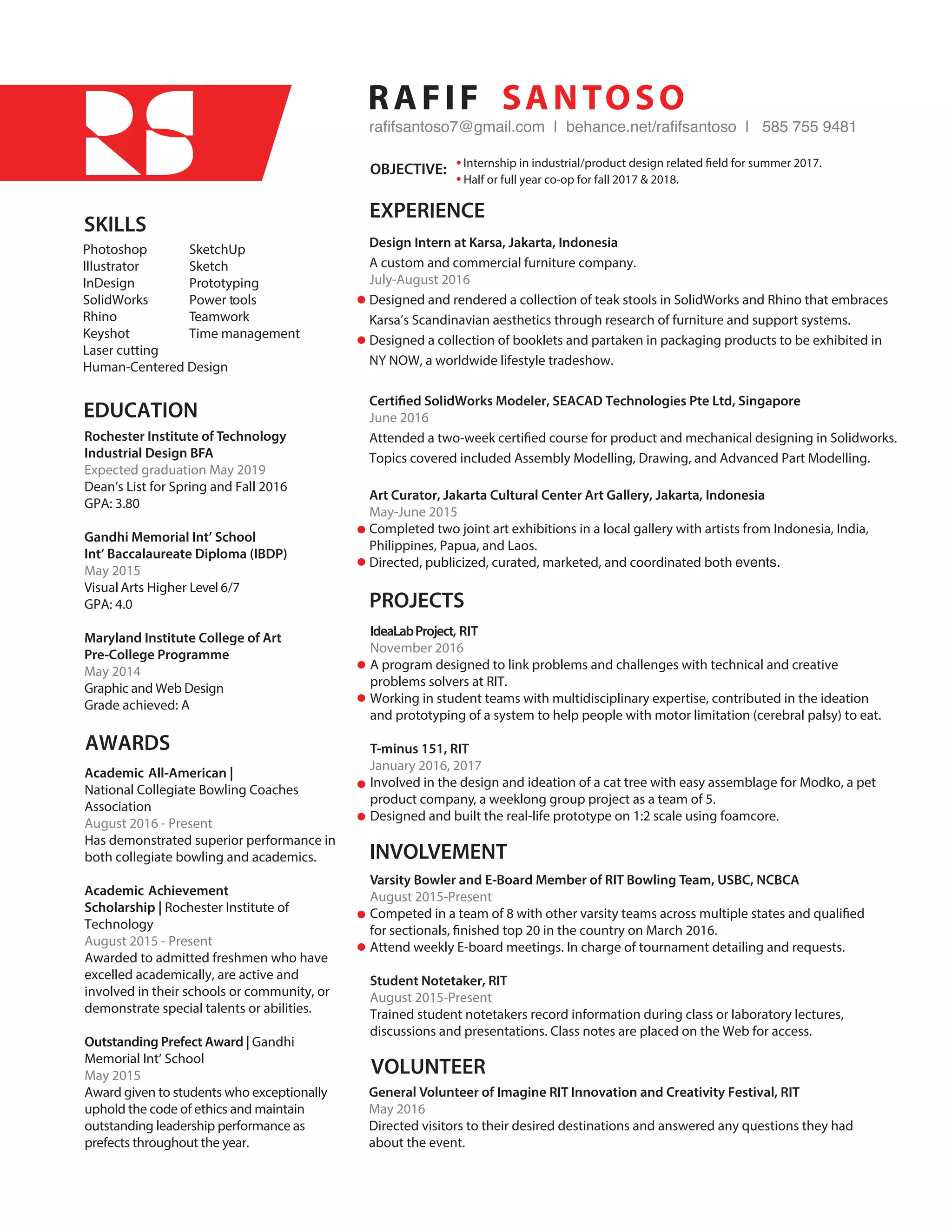 Final resume 2017 | PDF