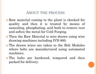Modification and Optimization of IVD 800 - Final Review | PPTX