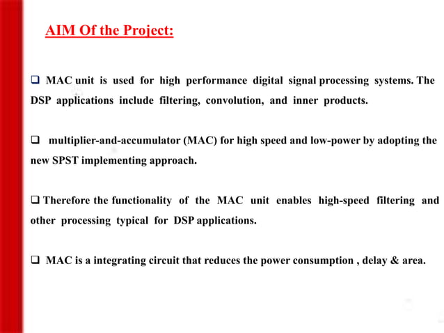 design of high speed performance 64bit mac unit | PPTX | Operating Systems | Computer Software ...