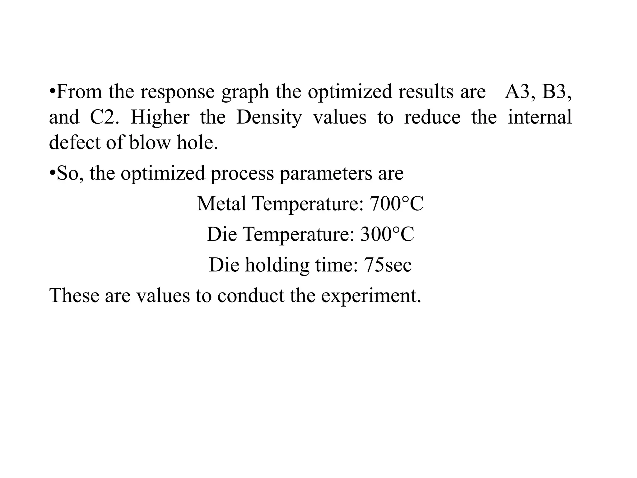Blow Hole Defect Analysis in Die Casting | PPTX