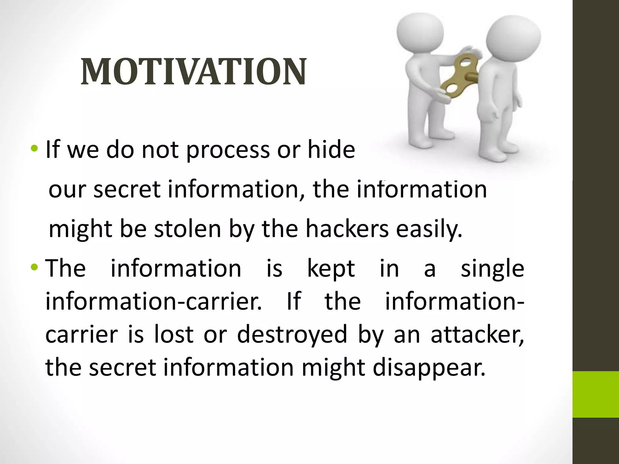 Image secret sharing using Shamir's Algorithm | PPTX