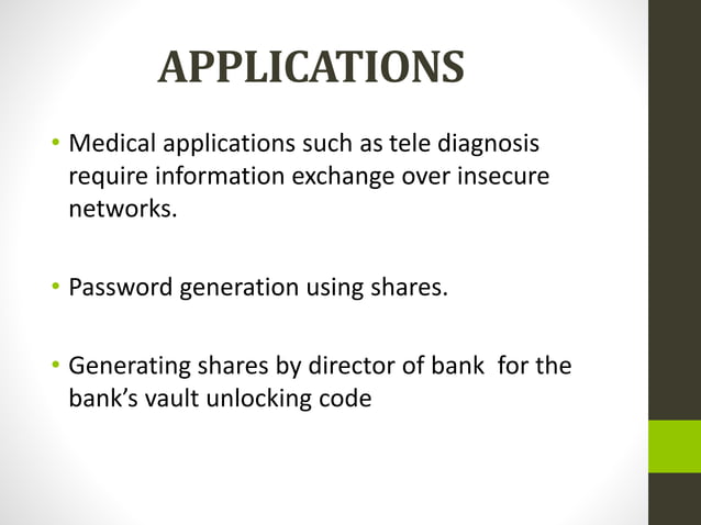 Image secret sharing using Shamir's Algorithm | PPT