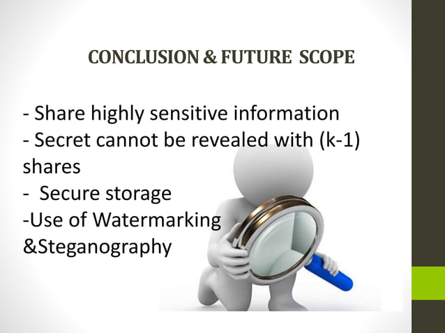 Image secret sharing using Shamir's Algorithm | PPT