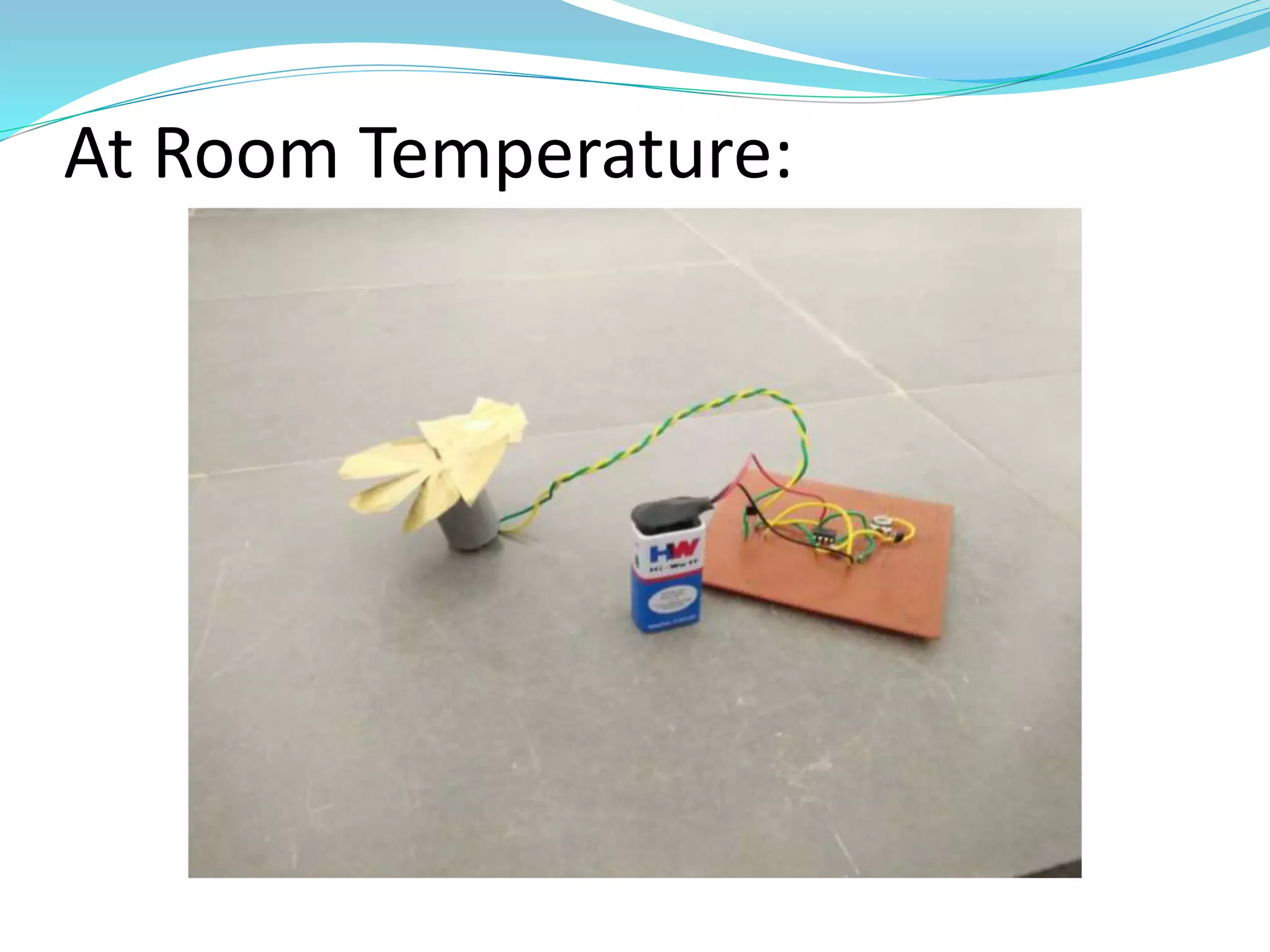 Temperature Controlled DC fan using Thermistor | PPTX