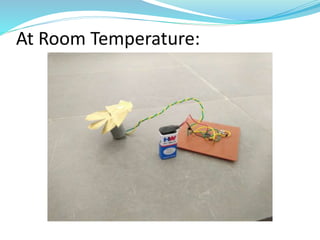 Temperature Controlled DC fan using Thermistor | PPTX