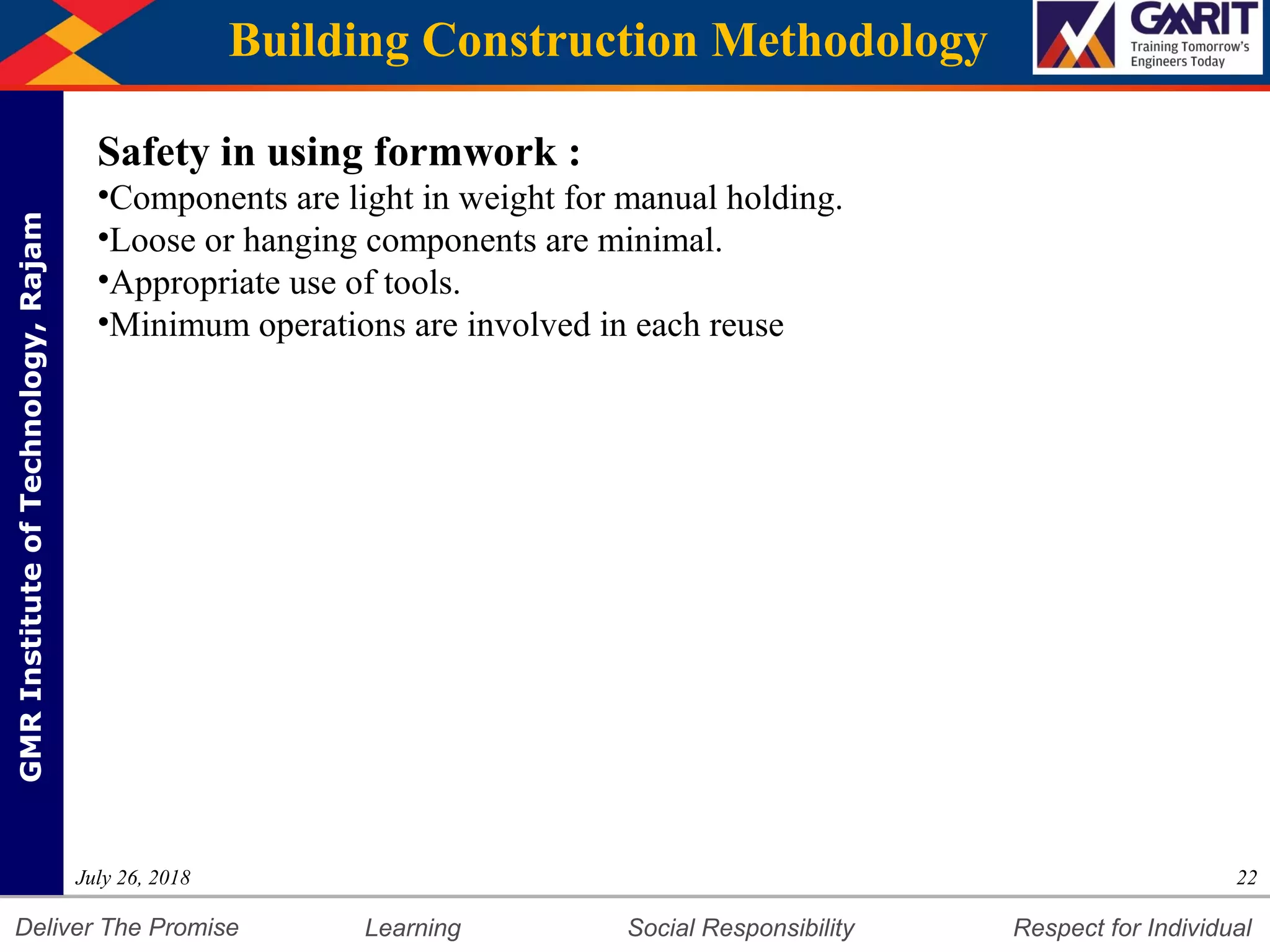 full details about building construction & process | PPT