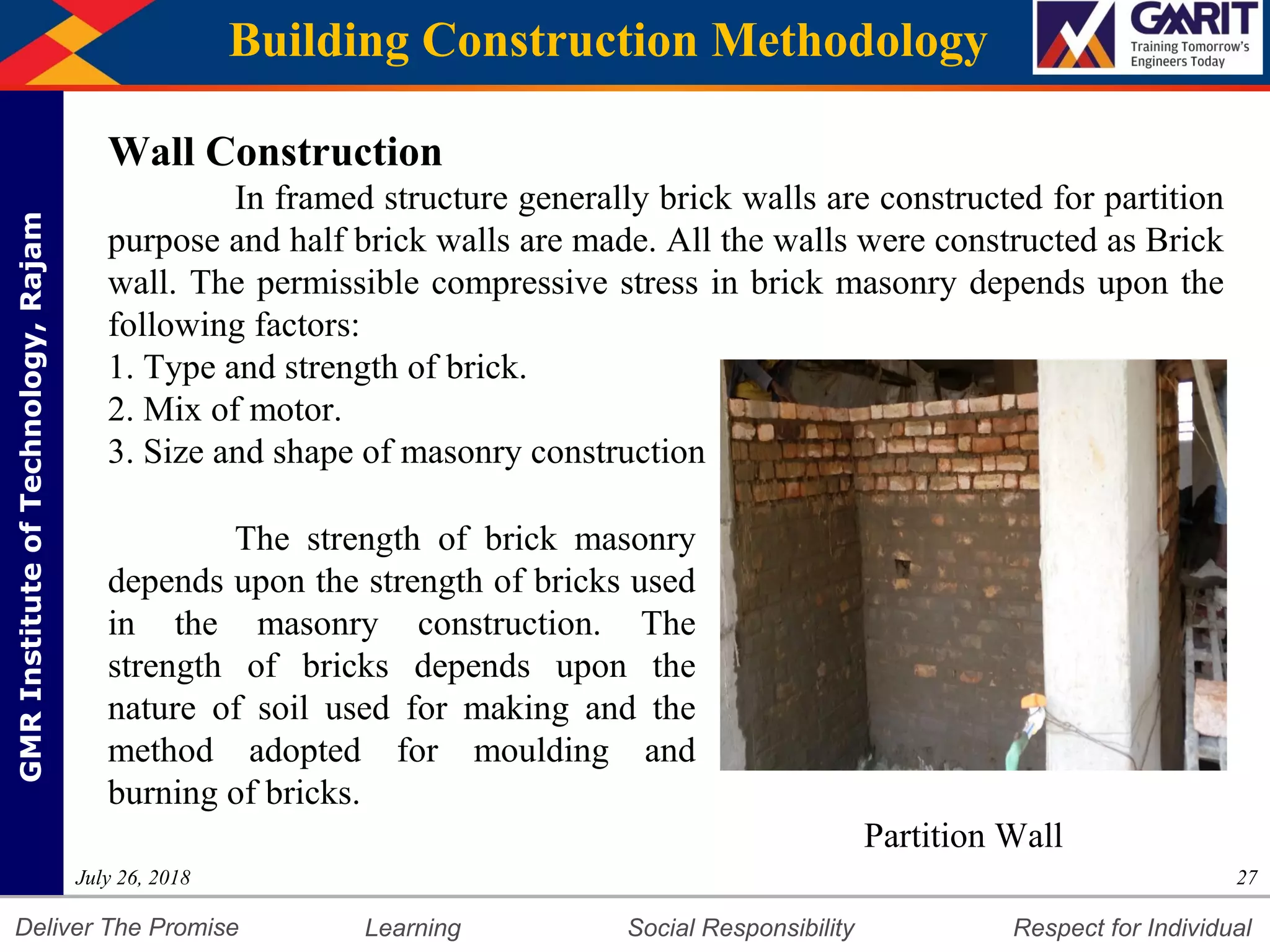 full details about building construction & process | PPT