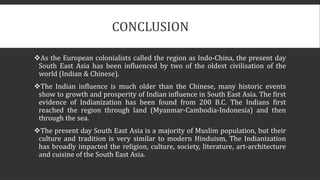 India's Influence on South-East Asia | PPTX