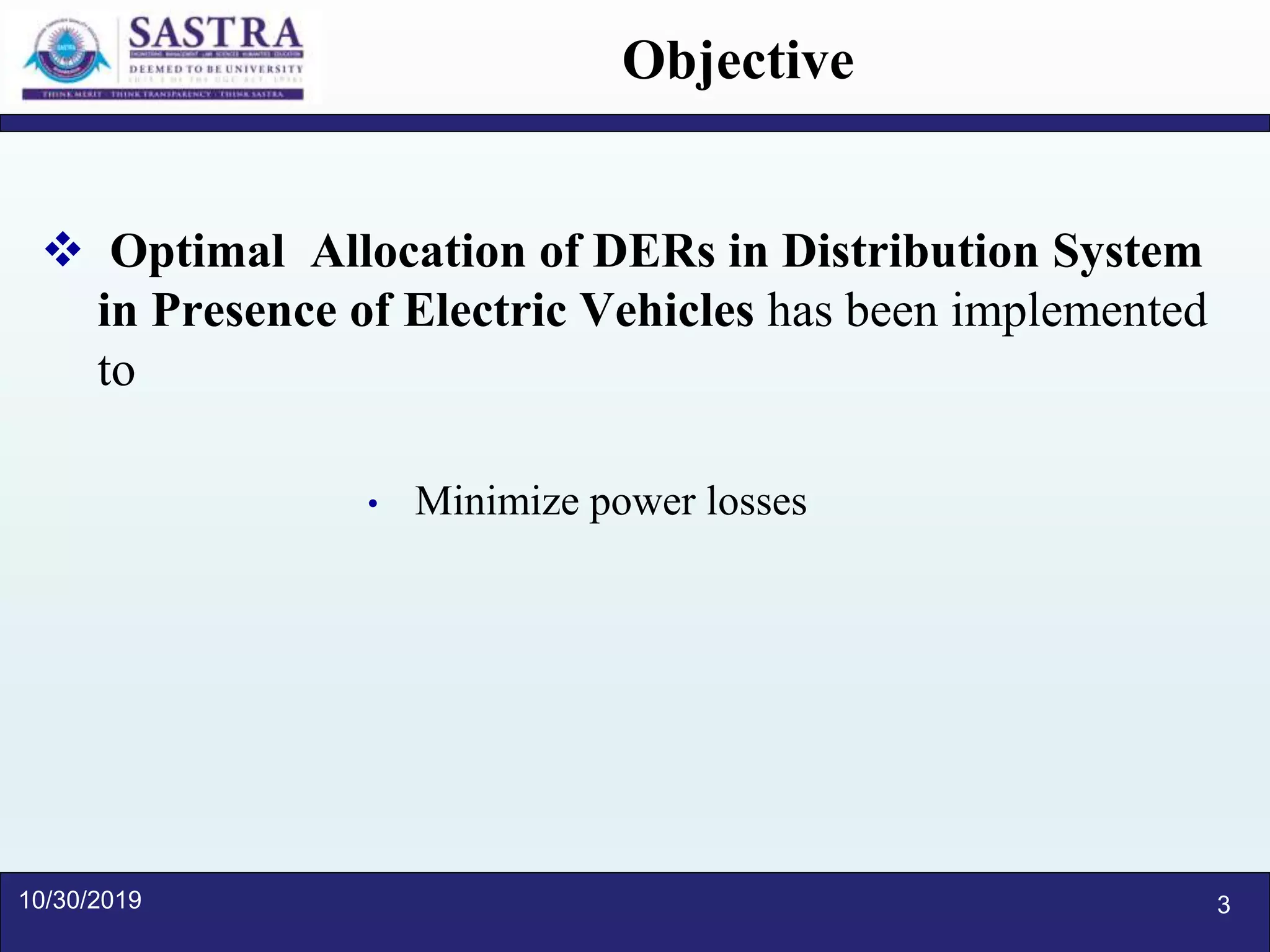 optimal allocation of DGs | PPTX