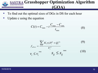 optimal allocation of DGs | PPTX
