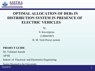 optimal allocation of DGs | PPTX