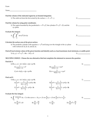 calculo vectorial | PDF