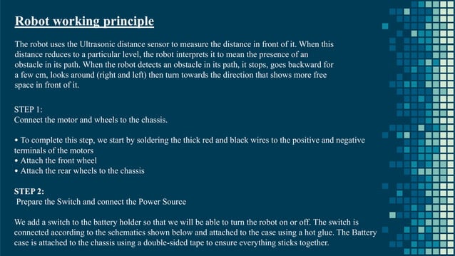 OBSTACLE AVOIDACE ROBOT USING ARDUINO UNO AND ULTRASONIC SENSOR | PDF ...