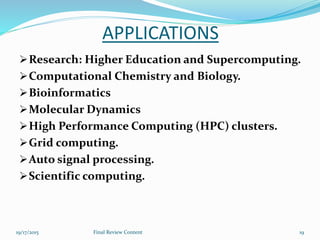 GPGPU programming with CUDA | PPTX