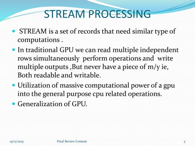GPGPU programming with CUDA | PPTX | Computing | Technology & Computing