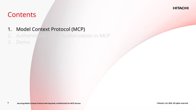 Securing Model Context Protocol with Keycloak: AuthN/AuthZ for MCP Servers | PPTX