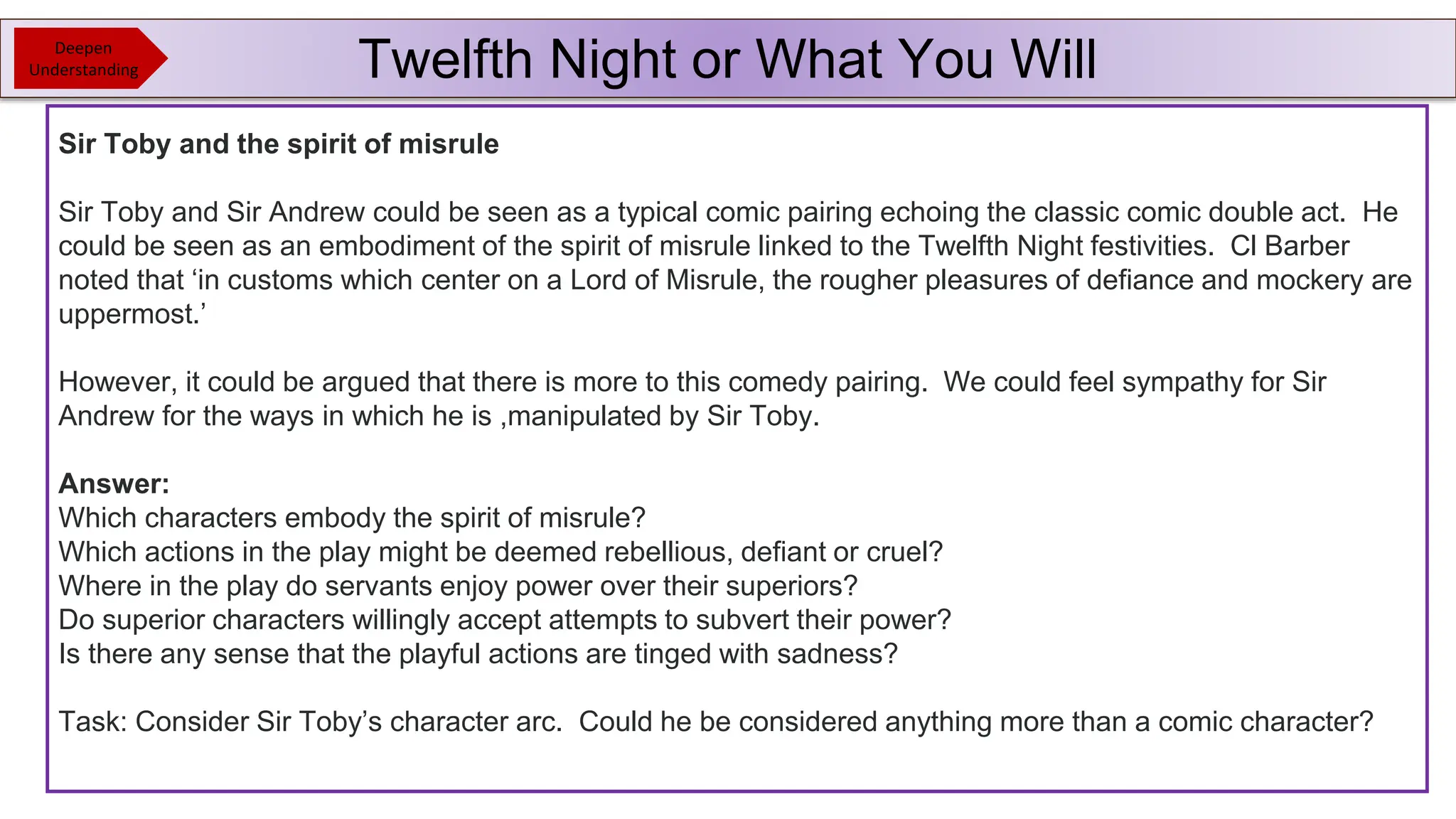 Final revision Section A and Section B- AQA Lit B Paper 1.pptx